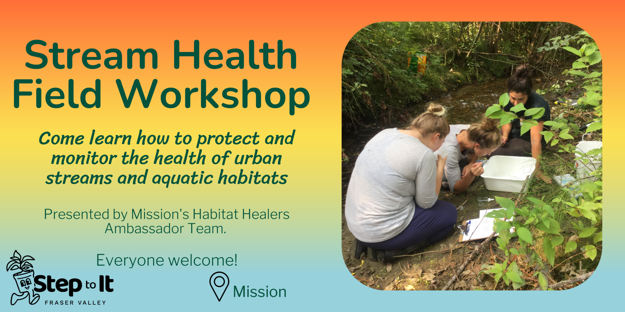 Stream Health Field Workshop | Fraser Valley Conservancy
